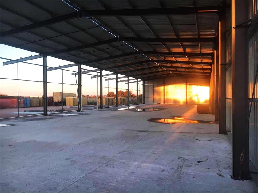 Steel Structure Logistic Storage Warehouse in Uruguay - PTH
