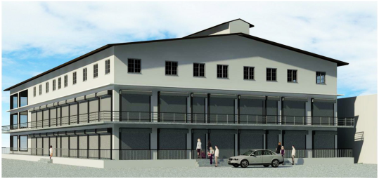 Steel Structure Retail Stores - PTH