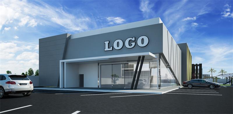 Libya double-storey steel structure commercial building | PTH